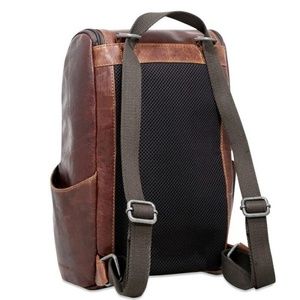 Jack Georges | Bags | Jack Georges Brown Leather Crossbody Backpack Nwt ...